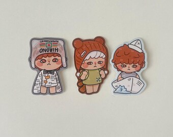 Hirono the Mime Series - Pack of 13 Hirono Png Digital Drawings/sticker ...