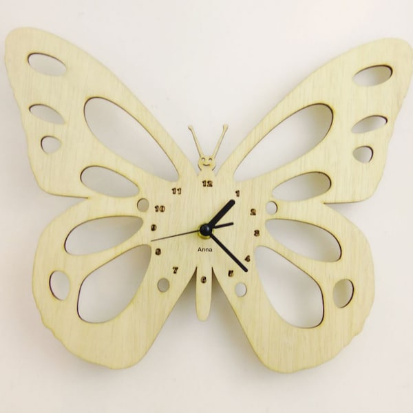 Butterfly Clock - Etsy