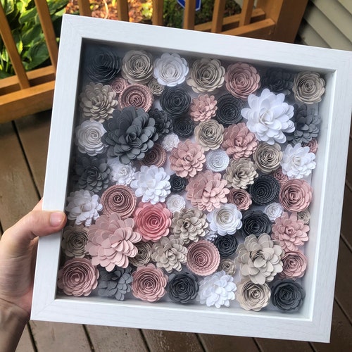 Daisy Duck Paper Flower Shadow Box - Etsy