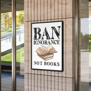 Banned Book Week, Banned Books Poster, Librarian Poster, Reading Poster ...