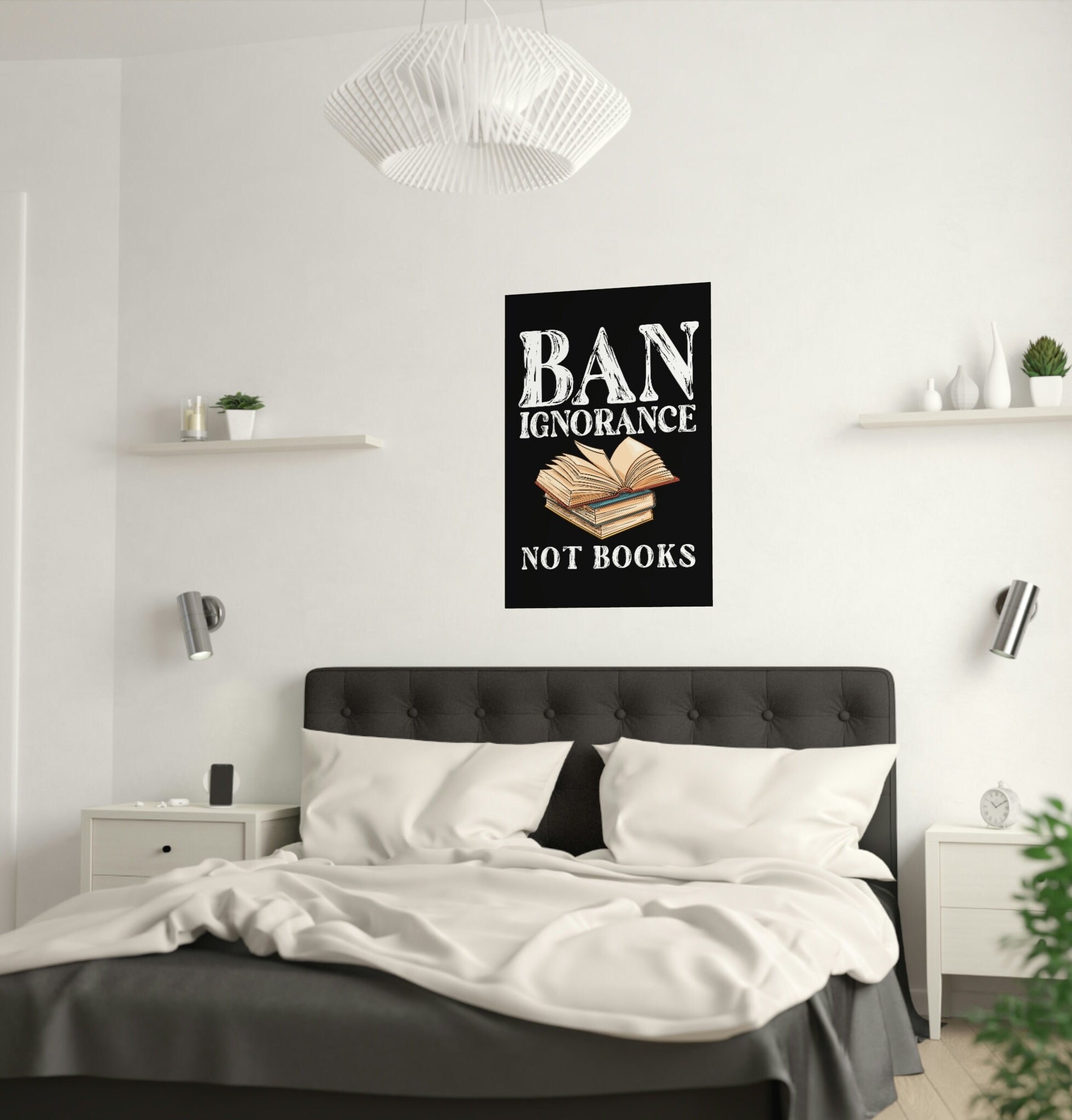 Banned Book Poster, Banned Books Week, Reading Lover Gifts, Librarian ...