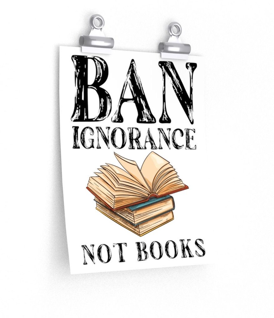 Banned Book Week, Banned Books Poster, Librarian Poster, Reading Poster ...