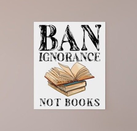 Banned Book Week, Banned Books Poster, Librarian Poster, Reading Poster ...