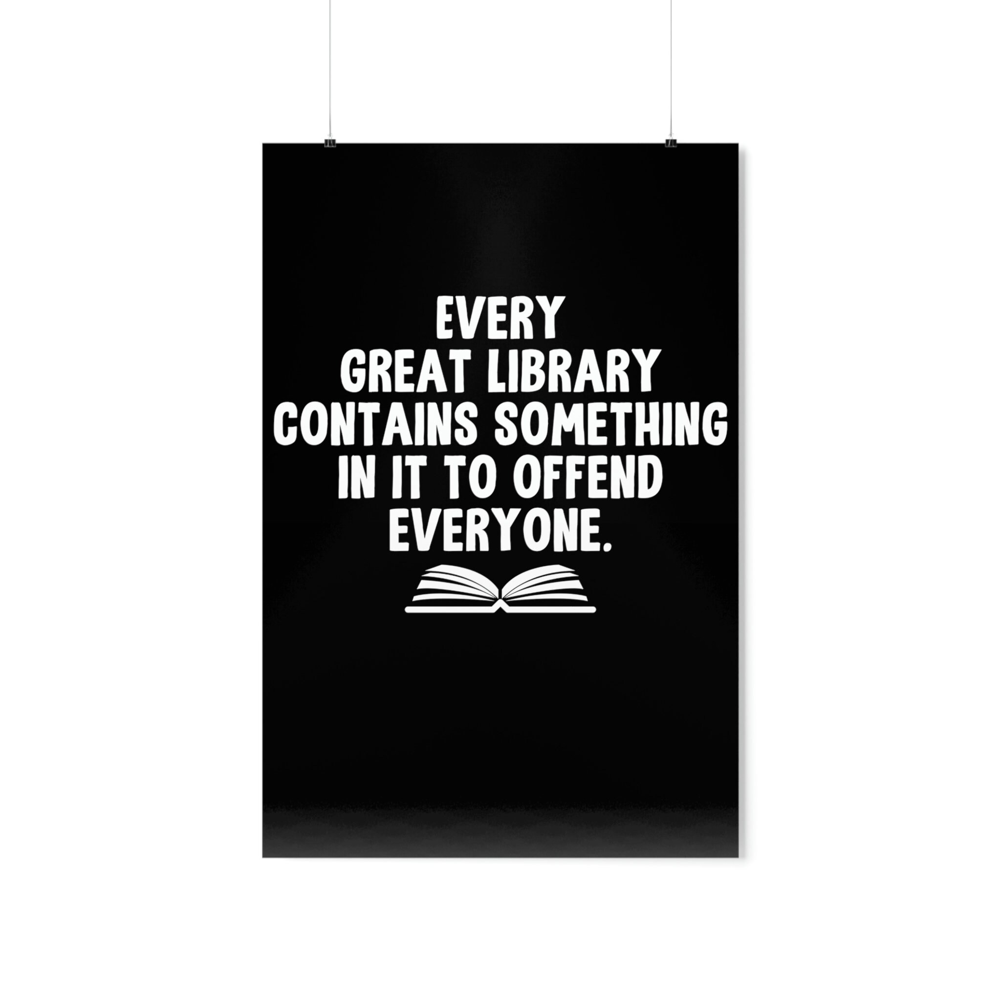 Banned Book Week Poster Library Posters Librarian Gift - Etsy