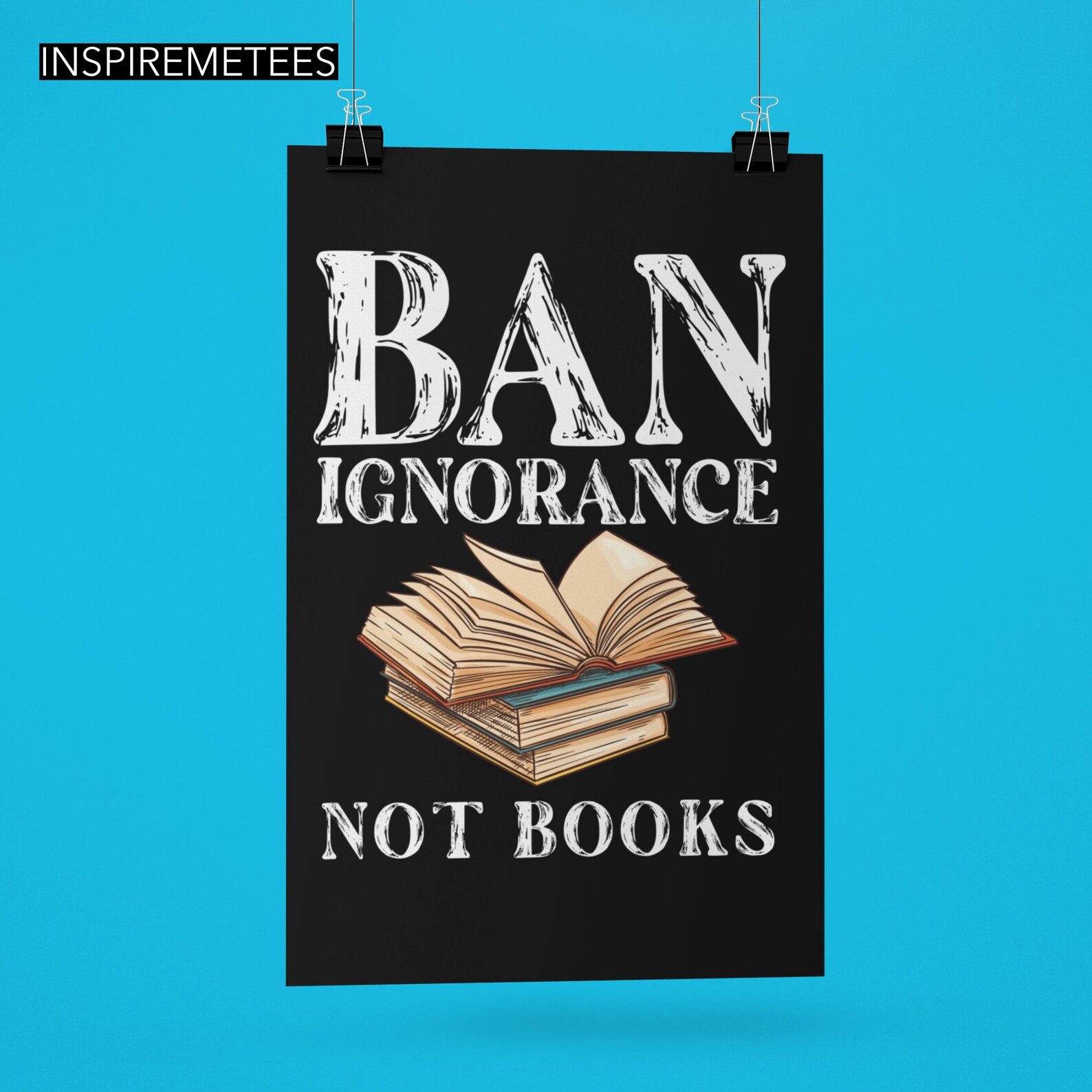 Banned Book Poster, Banned Books Week, Reading Lover Gifts, Librarian ...