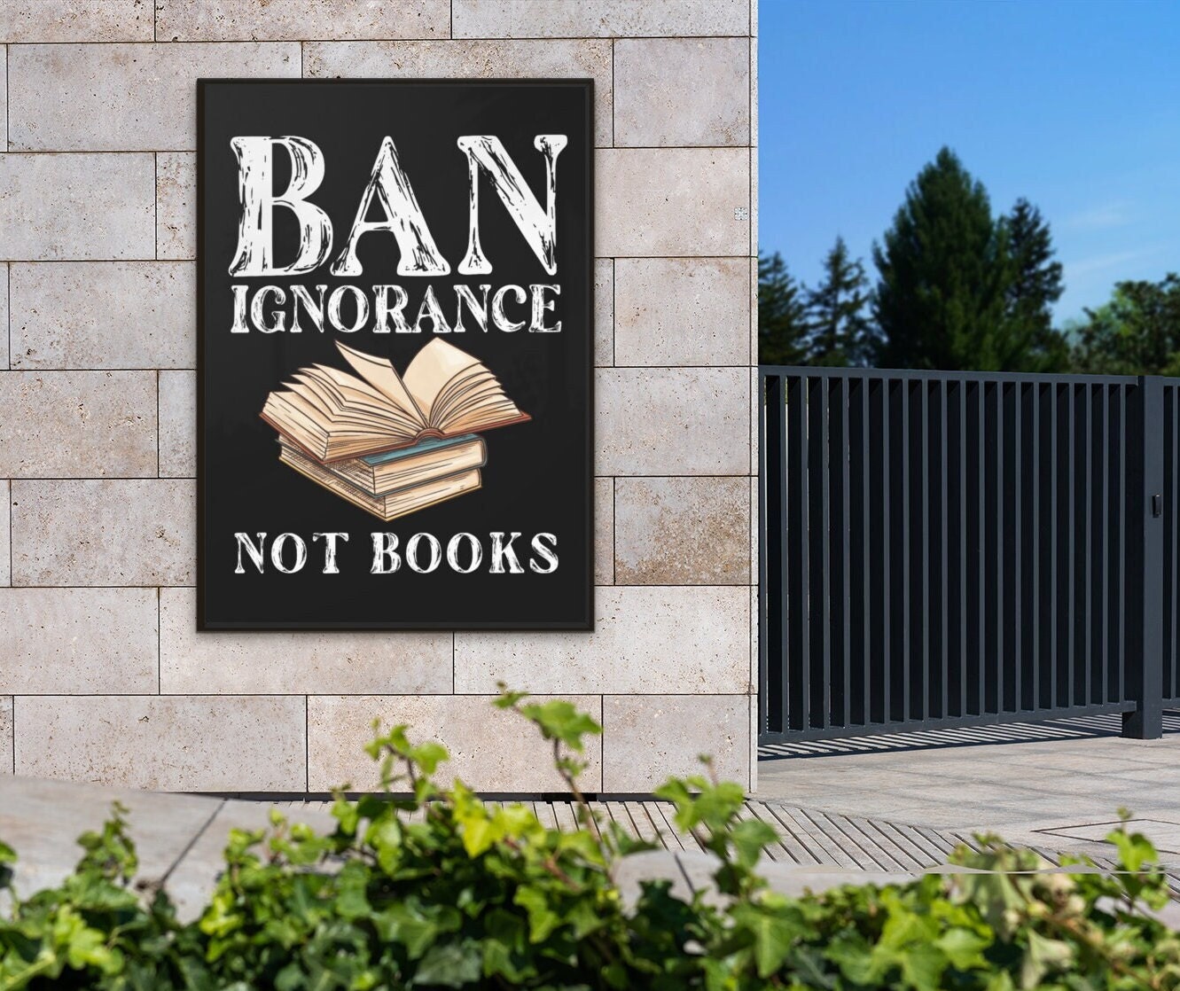 Banned Book Poster, Banned Books Week, Reading Lover Gifts, Librarian ...