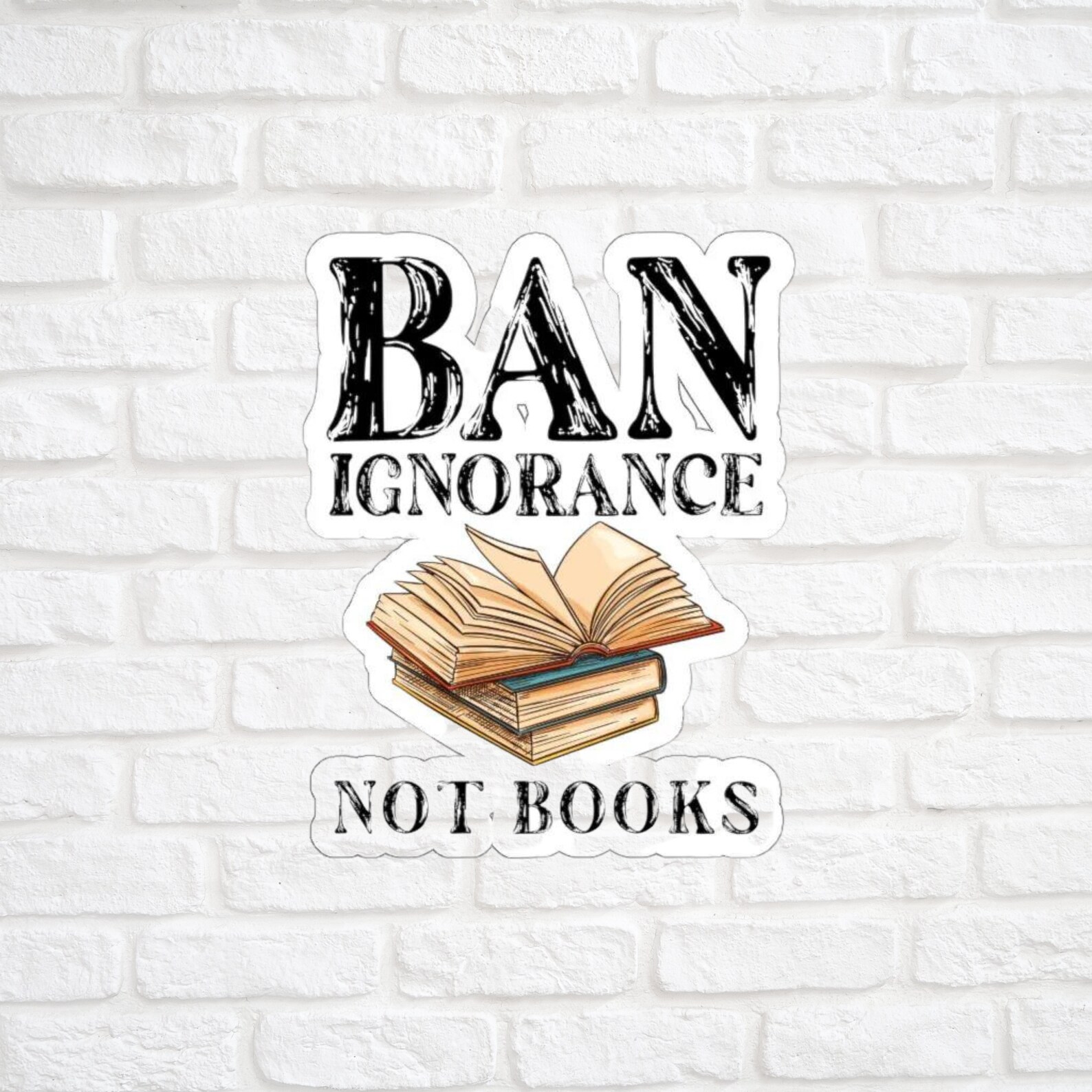 Banned Book Week, Banned Book Sticker, Reading Sticker, Librarian Gift ...