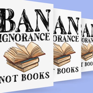 Banned Book Week, Banned Books Poster, Librarian Poster, Reading Poster ...