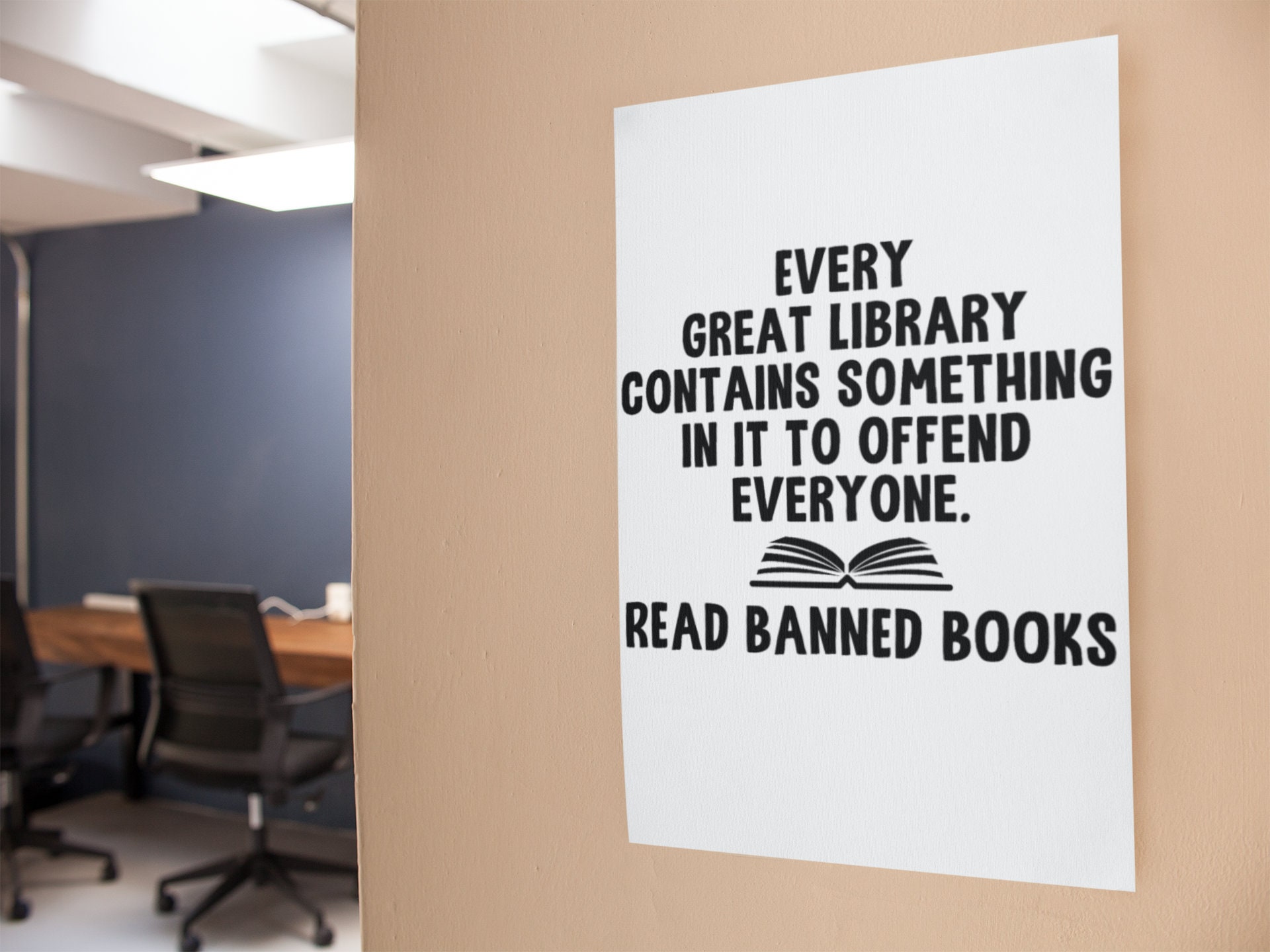 Banned Book Week, Library Poster, Classroom Décor, Librarian Gift ...