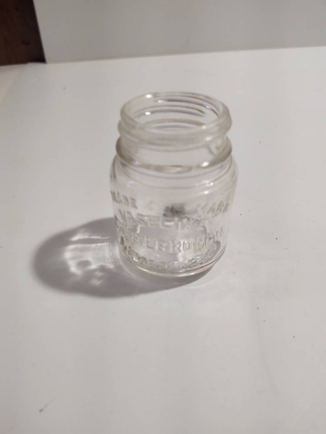 Vintage VASELINE Chesebrough NY Glass Bottle Jar - Etsy