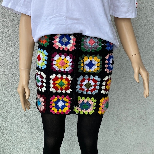Granny Square Skirt - Etsy