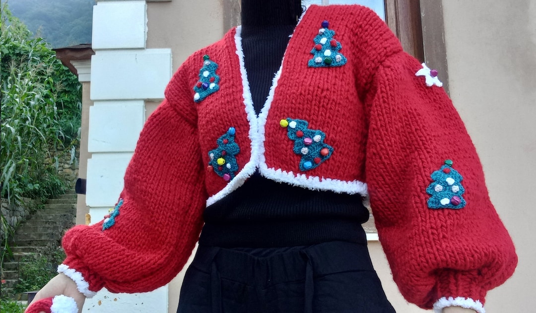 Christmas Cardigan Sweaters, Christmas Sale, Red Christmas Party ...
