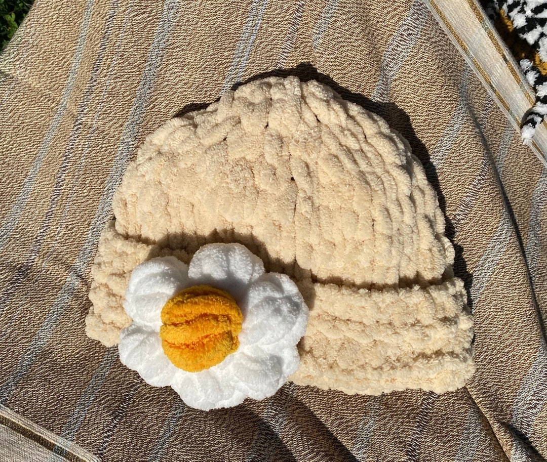 Puffy Crochet Hats, Crochet Puffy Daisy Hats (cloud, Named, Mushroom ...