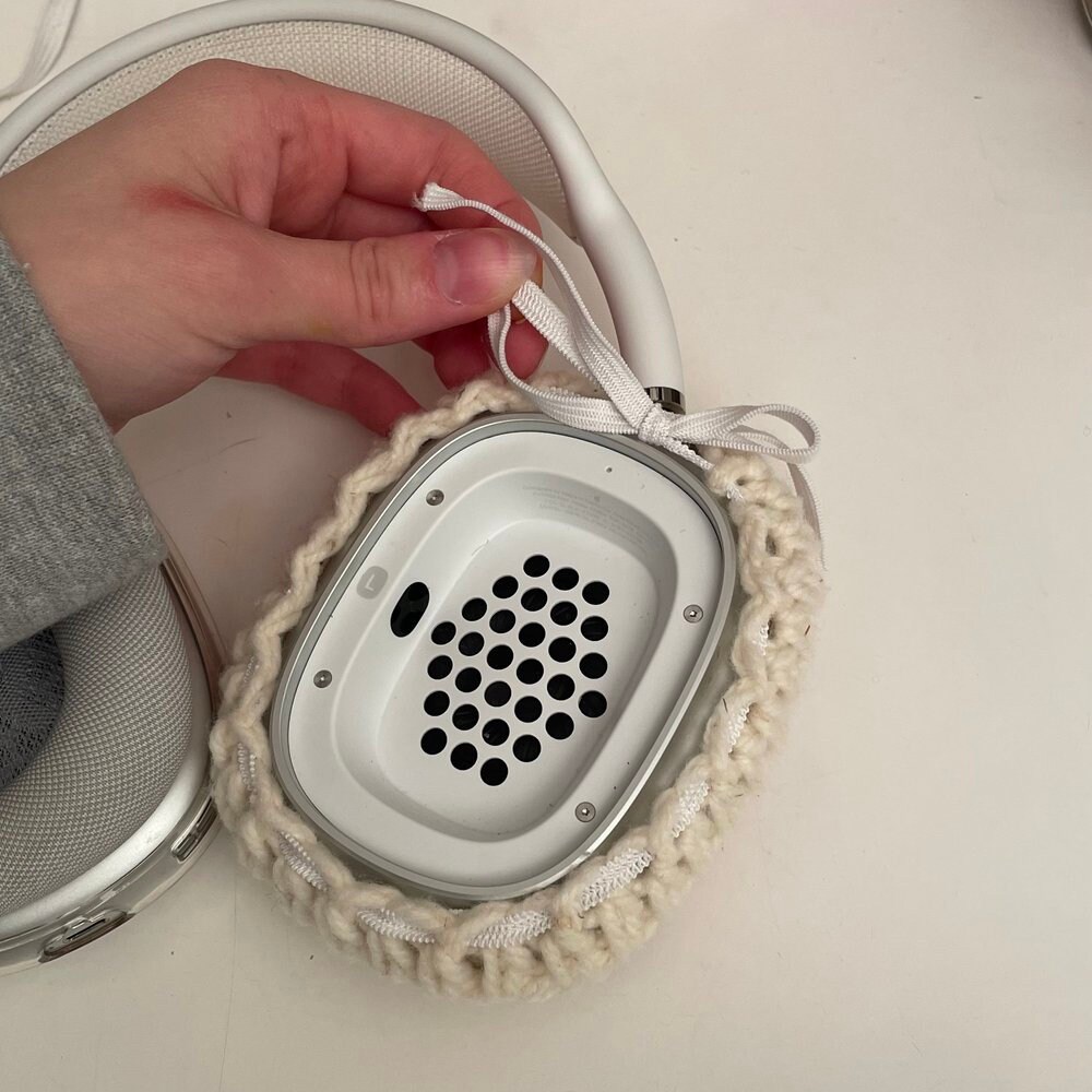 Spider Crochet Airpods Max Case, 100% Handmade Spider Pattern Airpods ...