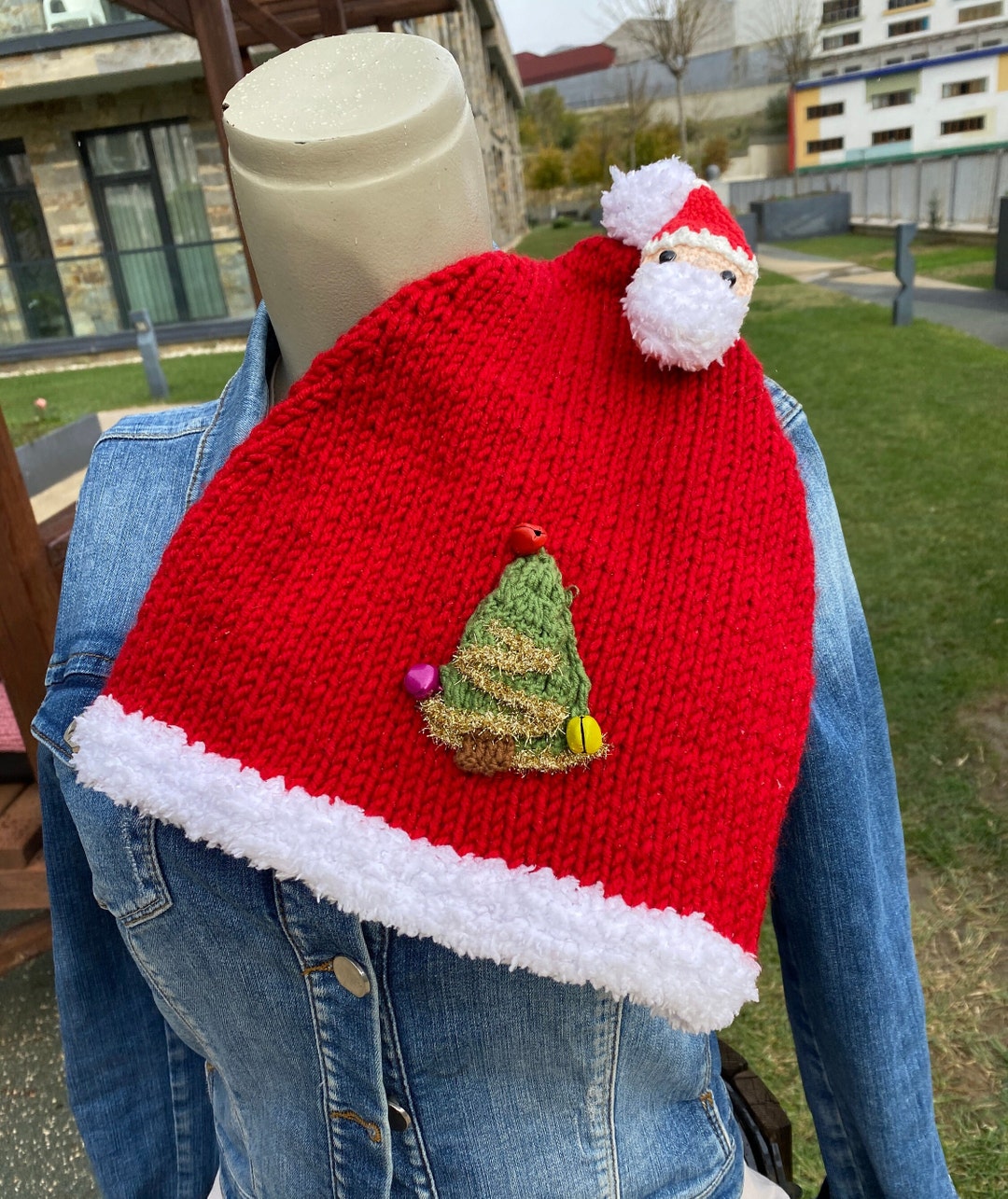 Christmas Santa Beanie for Adults, Christmas Beanie for Toddler, Kids ...