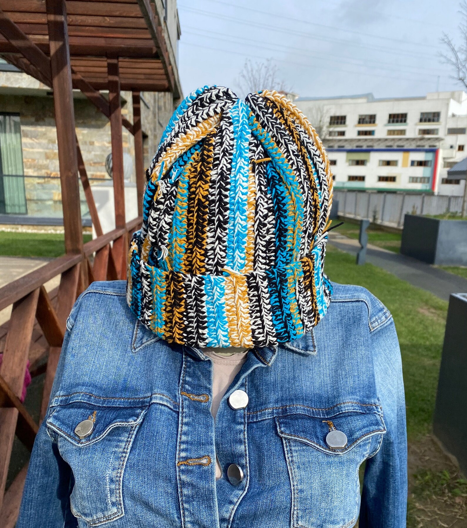 Scrap Beanies,one of A Kind Unisex Crochet Scrapped Yarn Beanie ...