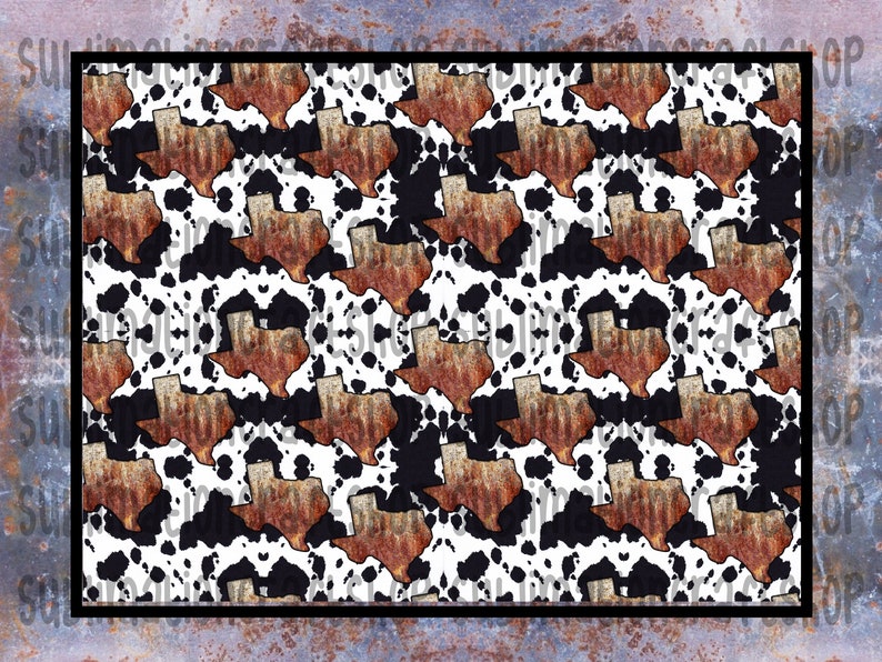 Texas Seamless Pattern Country Design Texas Png Pattern - Etsy