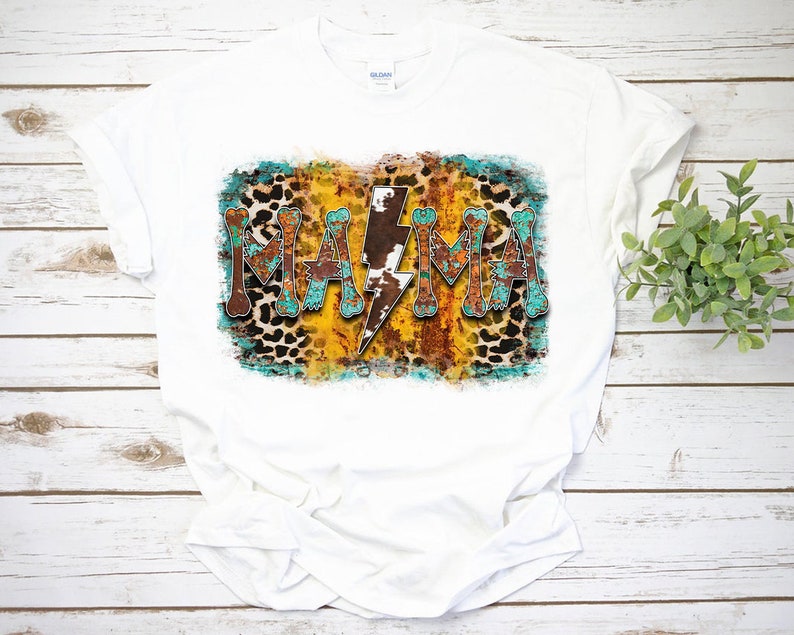 Mama Lightning Bolt Leopard Cheetah Print Sublimation Designs - Etsy