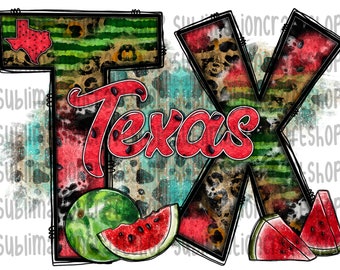 Watermelon Texas Png - Etsy