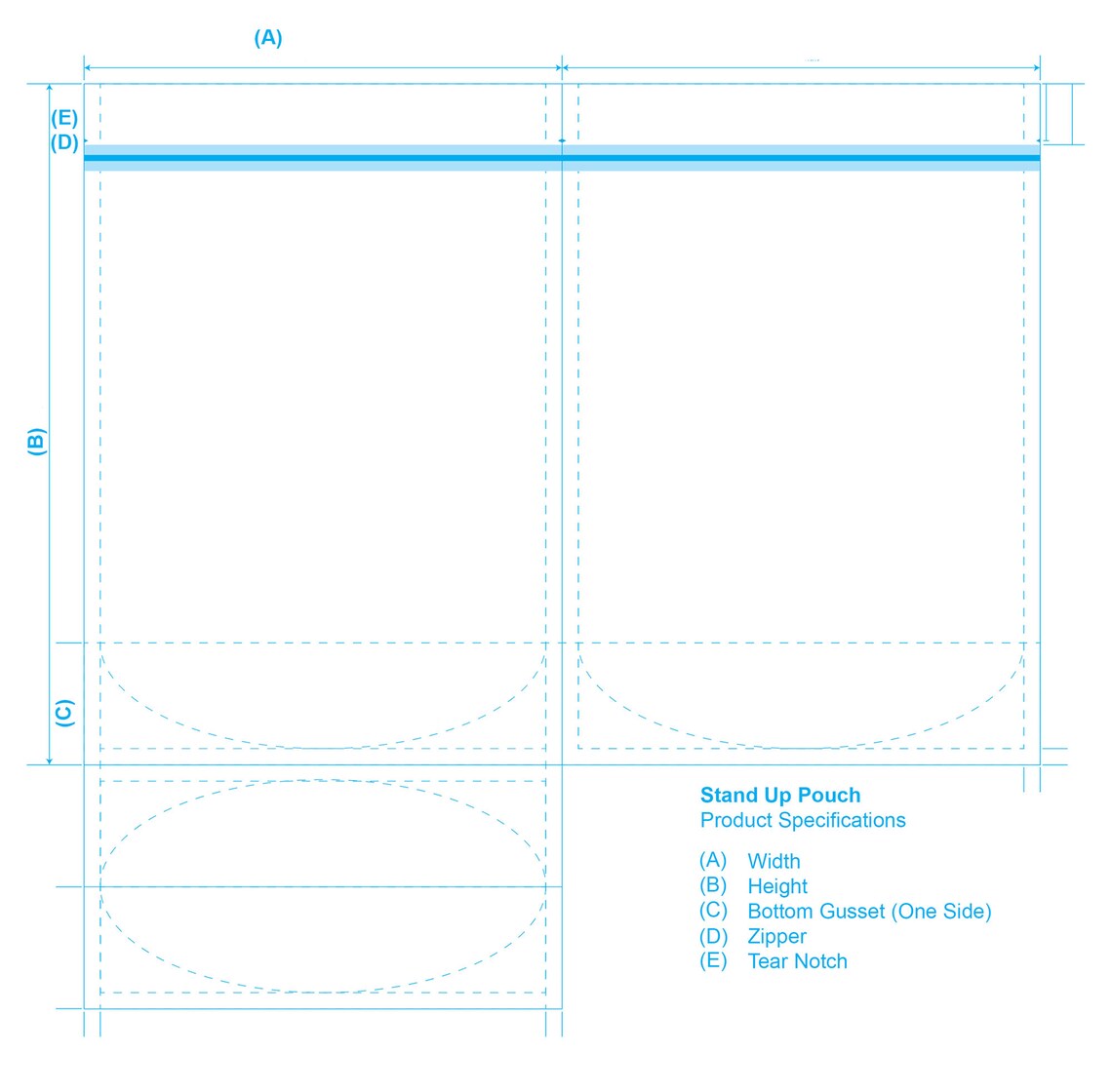 Rightpak Window Gold Matt Stand up Pouch Coffee Bag With Zip | Etsy UK