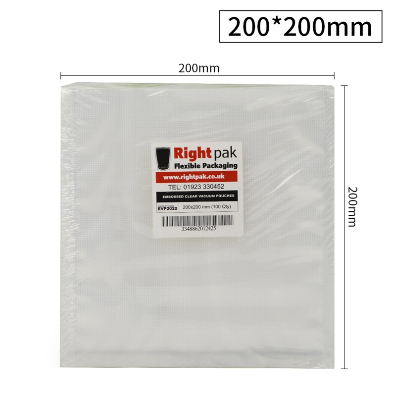 Rightpak - Food Vacuum Seal Bags Embossed BPA Free 90 Micron for Food ...
