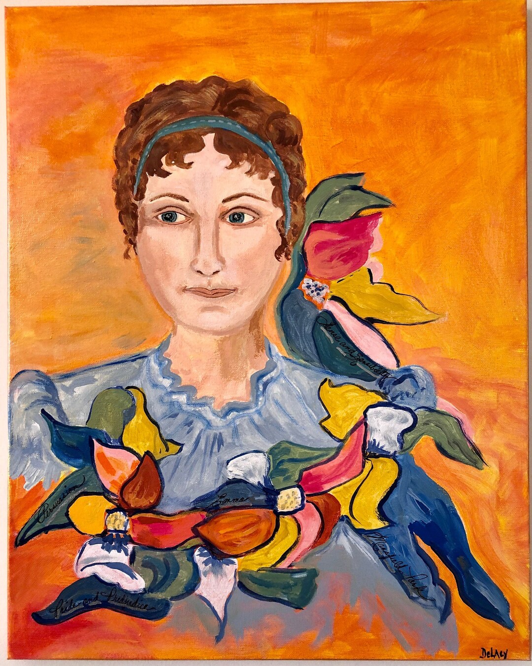 Jane Austen Original Portrait - Etsy