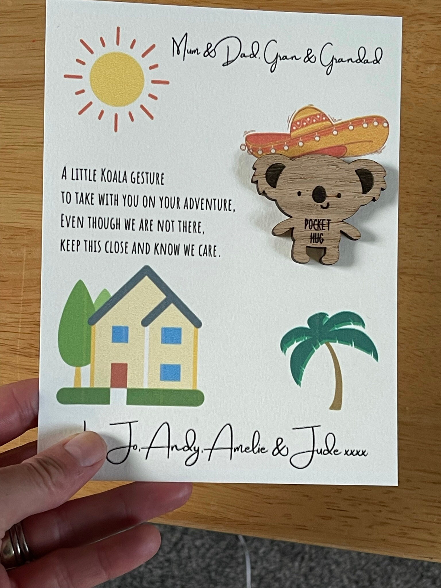 GOOD LUCK on Your Move ABROAD Token Gift/ Moving Away/ Living | Etsy