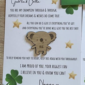 GOOD LUCK HUG/ Sporting Race, Competition, Exam Good Luck/ Wishing You ...