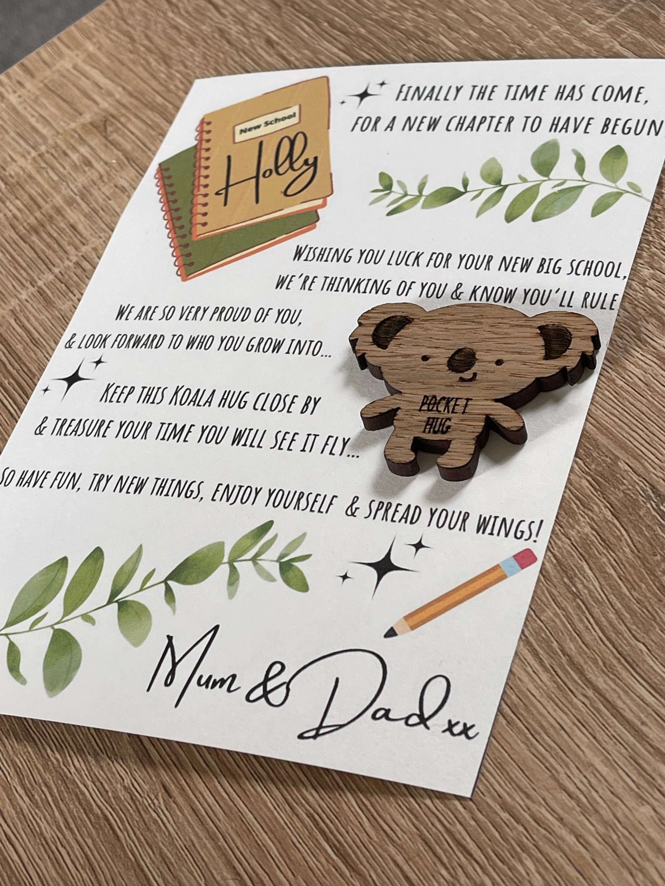 GOOD LUCK at Your New School Card and Gift/ Starting Secondary - Etsy UK