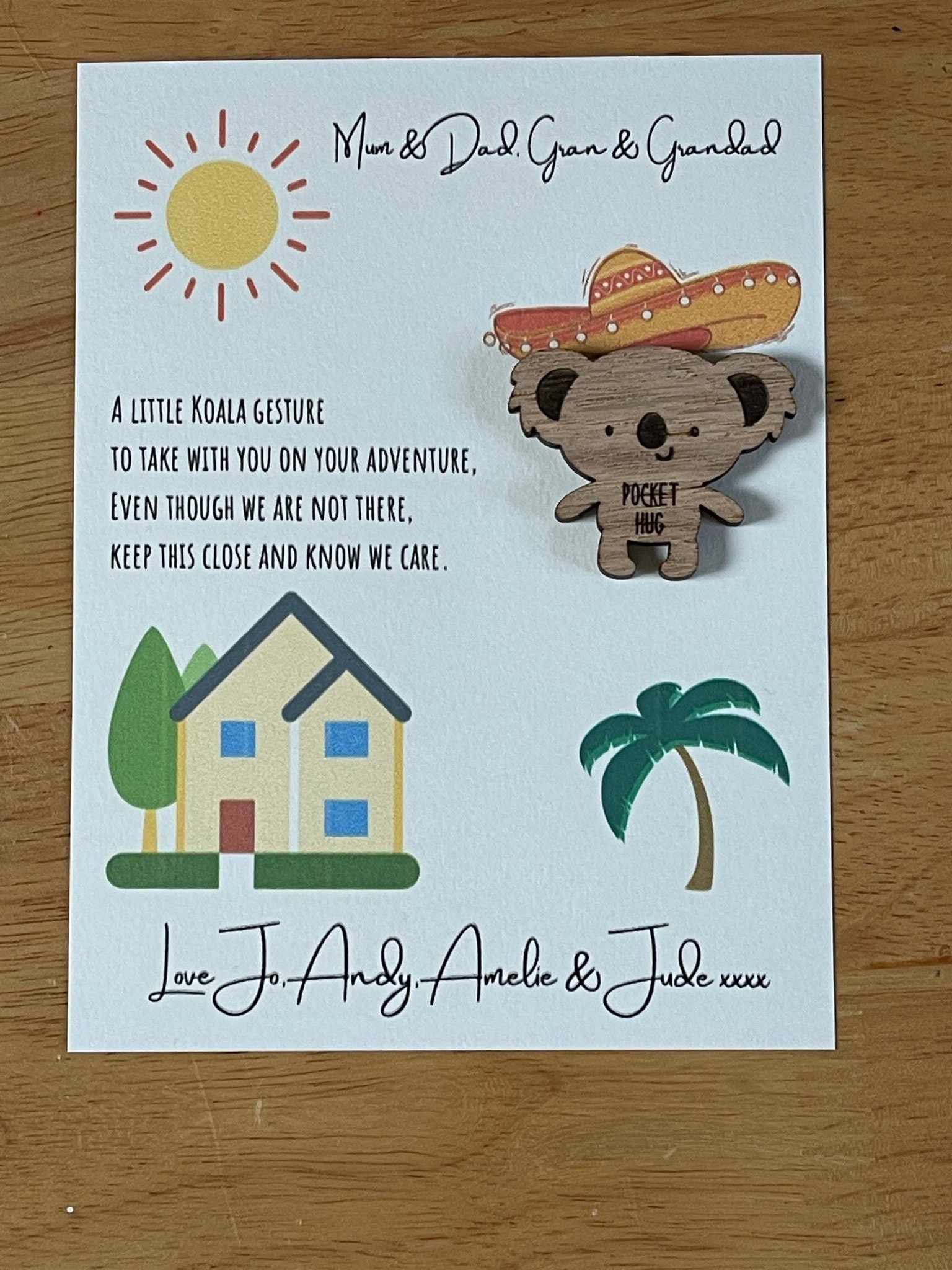 GOOD LUCK on Your Move ABROAD Token Gift/ Moving Away/ Living | Etsy