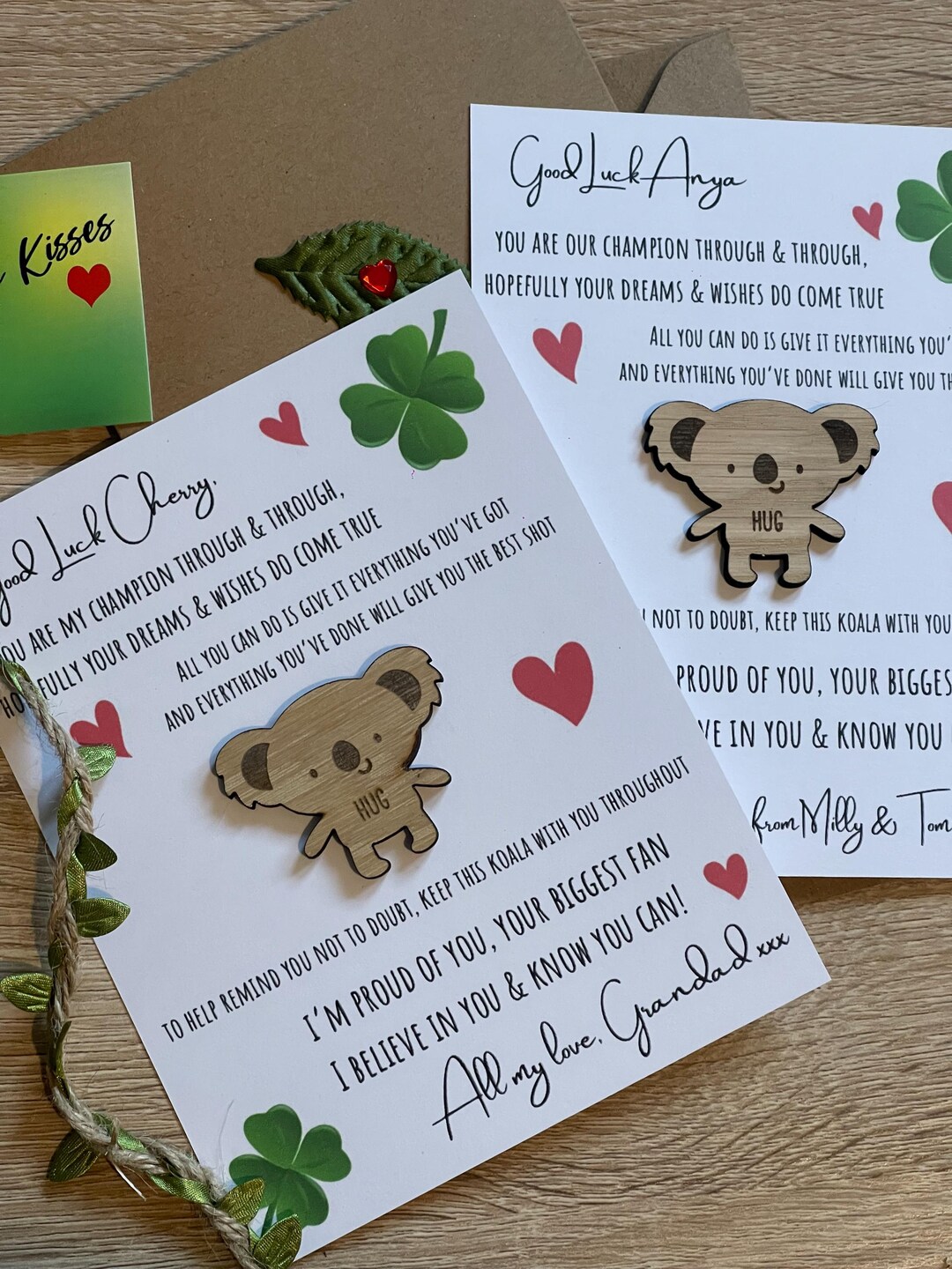 GOOD LUCK HUG/ Sporting Race, Competition, Exam Good Luck/ Wishing You ...