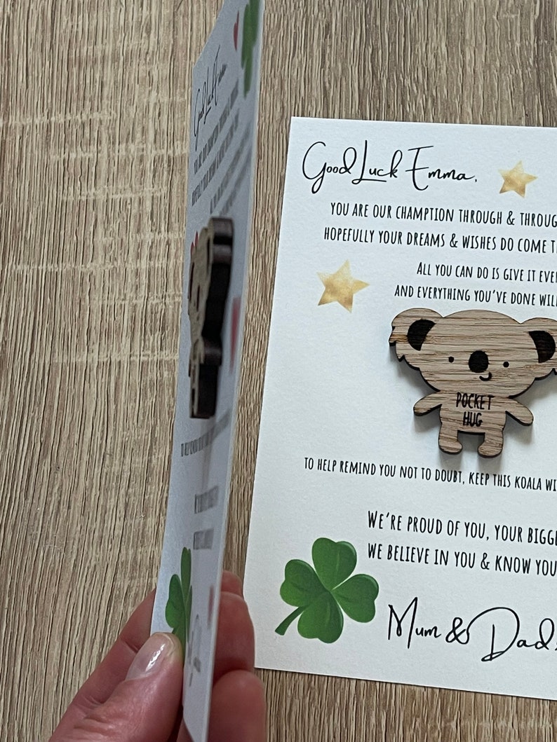 GOOD LUCK HUG/ Sporting Race Competition Exam Good Luck/ - Etsy