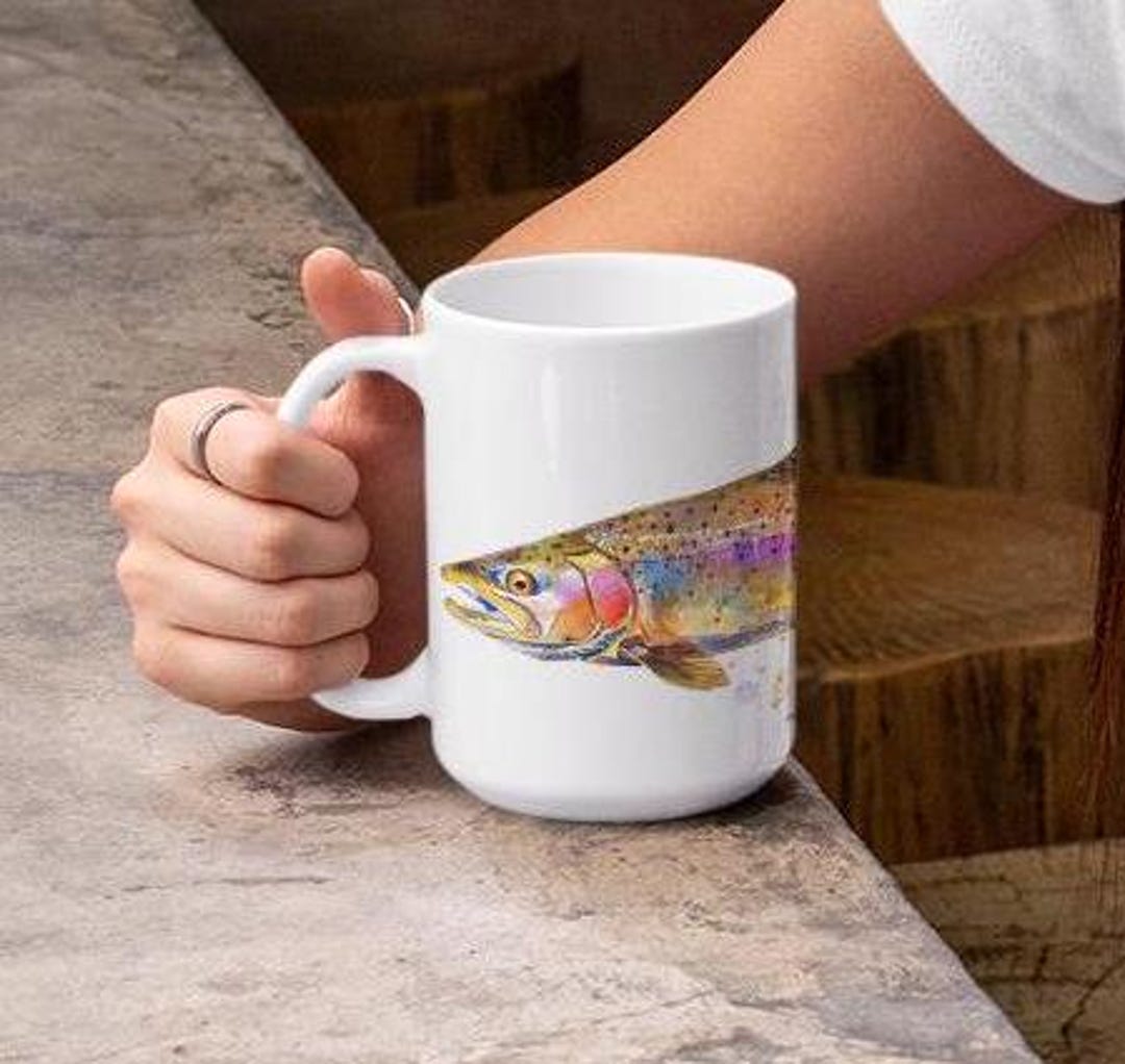 Rainbow Trout, Rainbow Trout Gift Idea, Rainbow Trout Gift, Rainbow ...