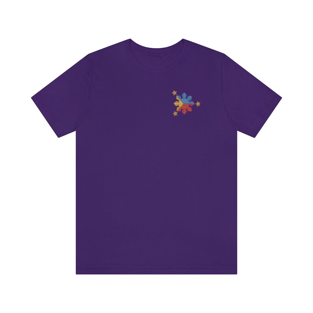 FILIPINA | Filipino Shirt | Front and Back | Philippine Flag | Sun and ...