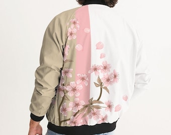 Cherry Blossom Bomber Jacket - Etsy