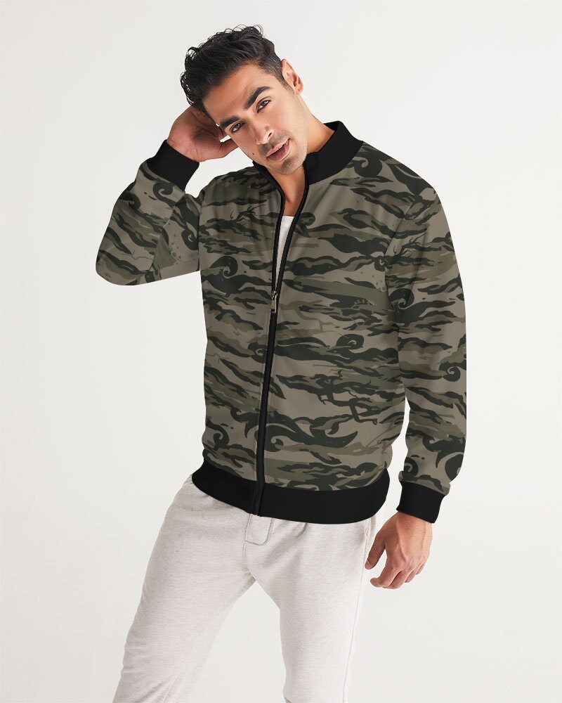 Asian Camouflage Pattern Track Jacket, Military Camo Jacket, Cloud Camo, Green Camo Pattern ...