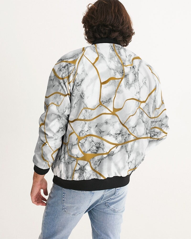 Kintsugi Art Bomber Jacket Kintsugi Veste Kintsugi Coat - Etsy