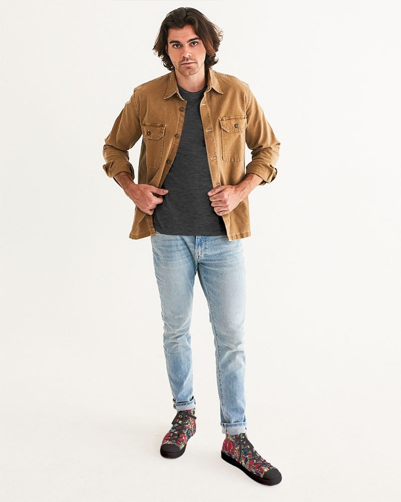 Retro Superhero Comic Strip High-top Shoes, Comic Book Print Sneakers ...