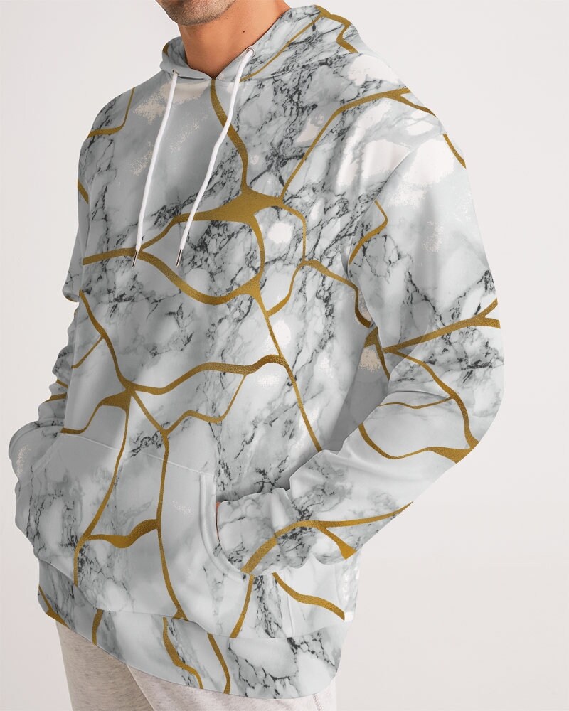 Kintsugi Art Hoodie Marble - Etsy