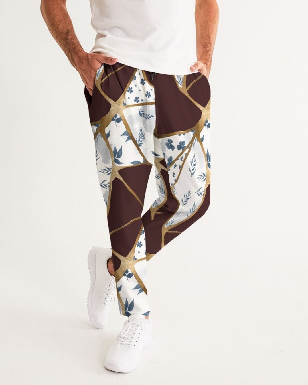 Kintsugi Patchwork Jogger Sweatpants • Japanese Kintsugi Pants ...