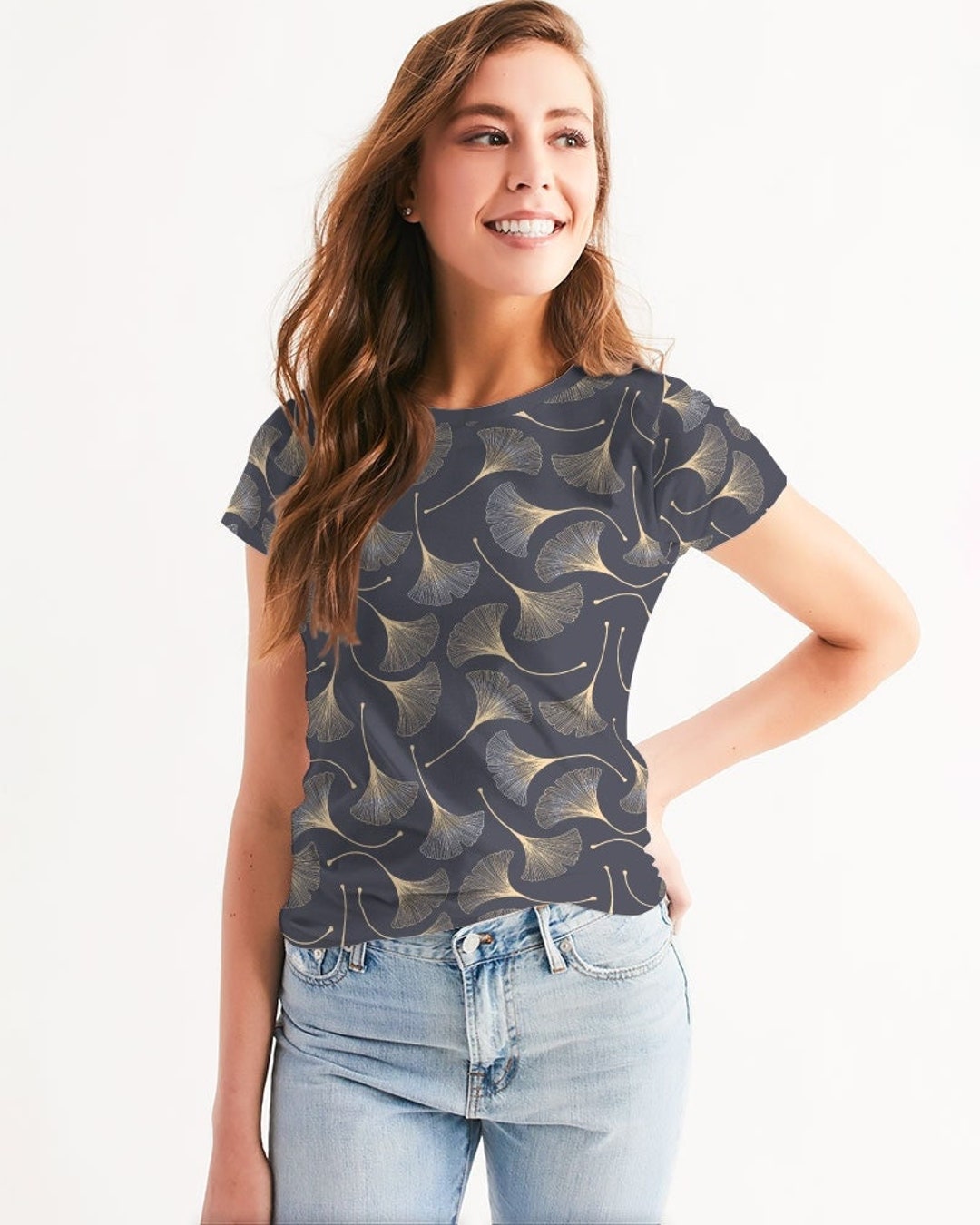 Ginkgo Biloba Print Tee Ginkgo Biloba Plant T Shirt Ginkgo - Etsy