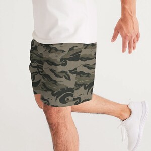 Cloud Camo Jogger Shorts, Urban Military Style, Asian Camouflage Design ...