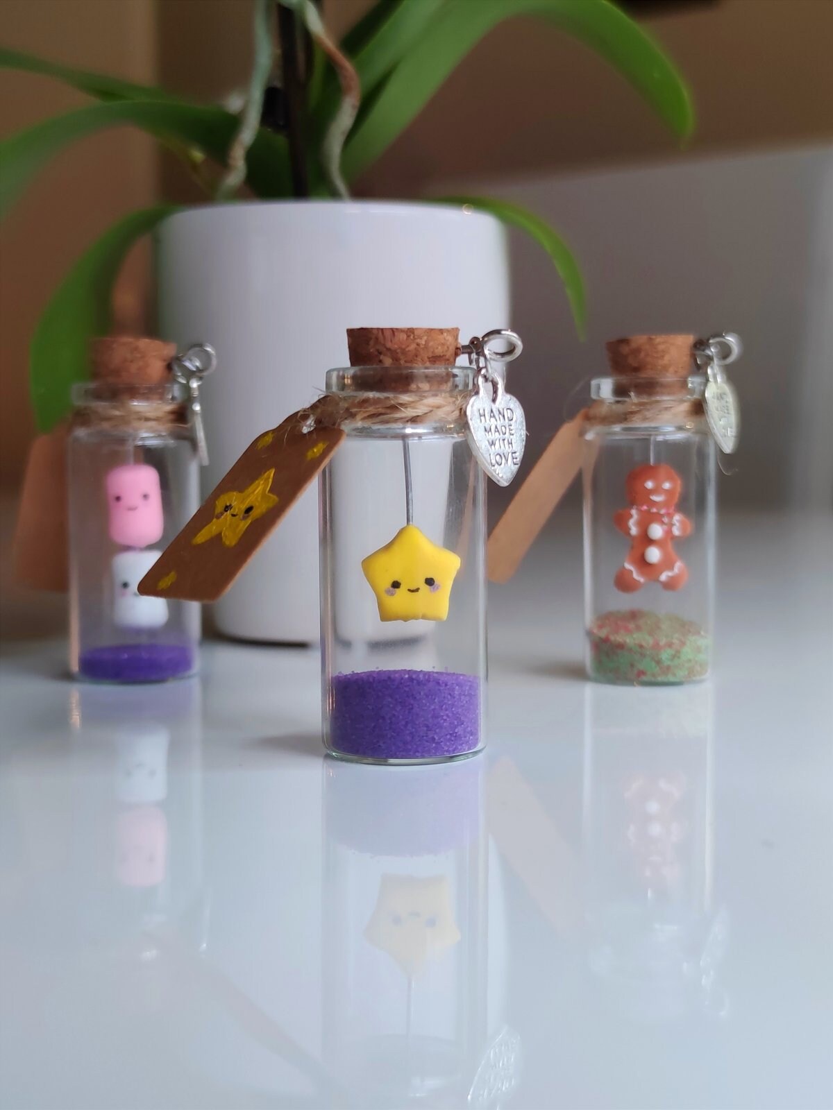 Tiny Star in a Glass Bottle With a Custom Message Christmas, New Year ...
