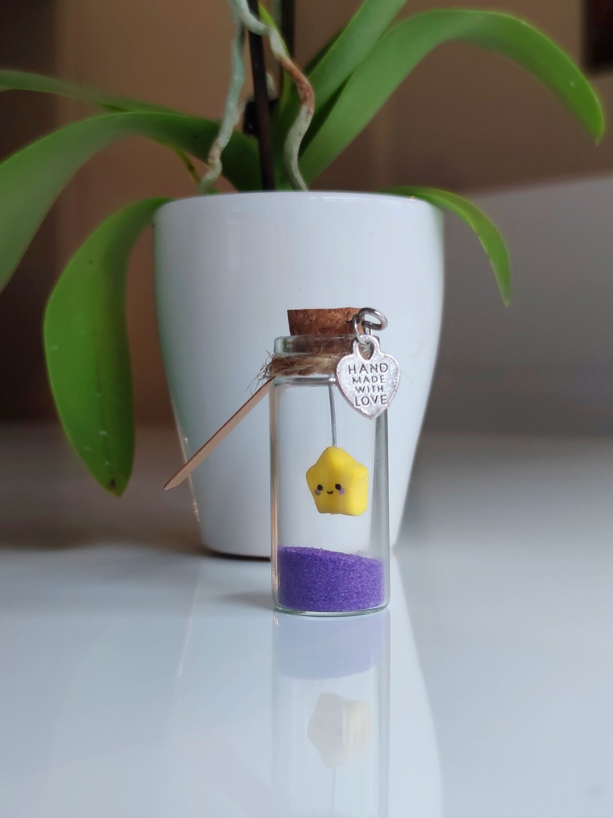 Tiny Star in a Glass Bottle With a Custom Message Christmas, New Year ...