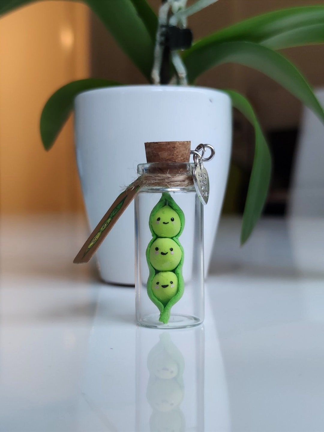 Tiny Peas in a Glass Bottle With a Custom Wish | Personalized Fun ...