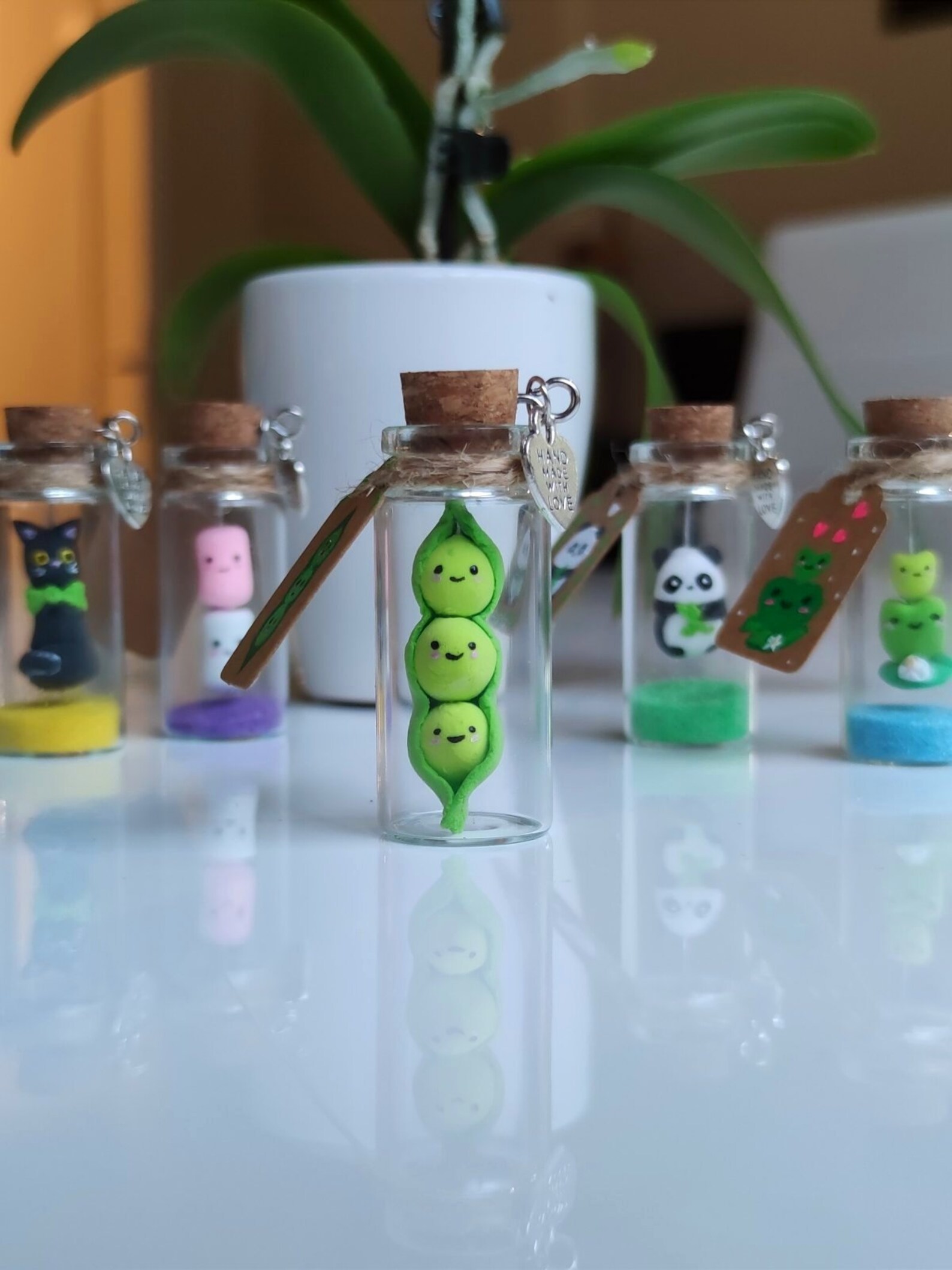 Tiny Peas in a Glass Bottle With a Custom Wish | Personalized Fun ...