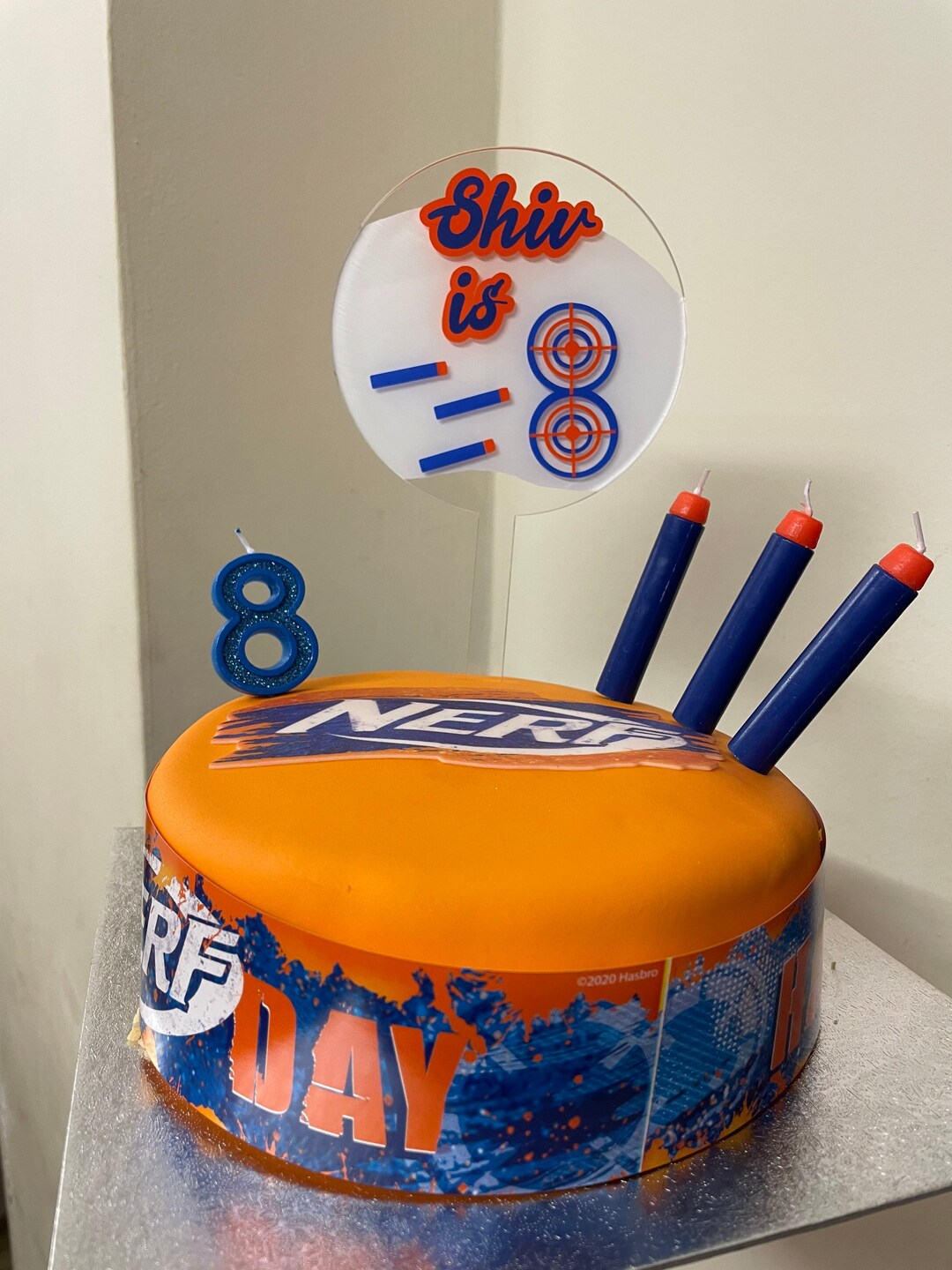 Happy Birthday Cake Topper Paddle - Etsy UK