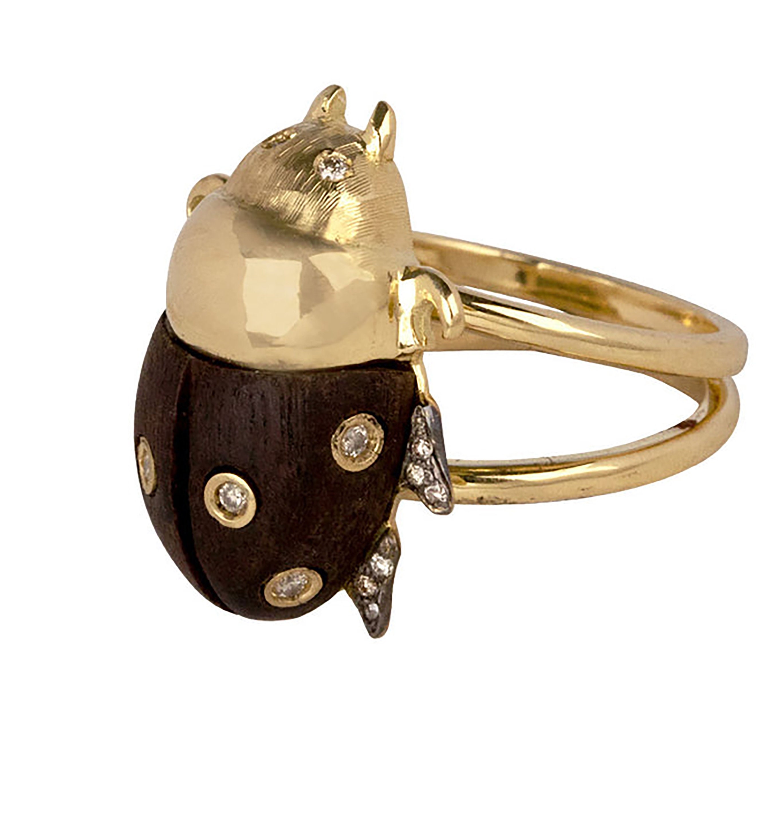 Carved Scarab Ring Tiger's Eye Scarab Amulet Ring Gold - Etsy