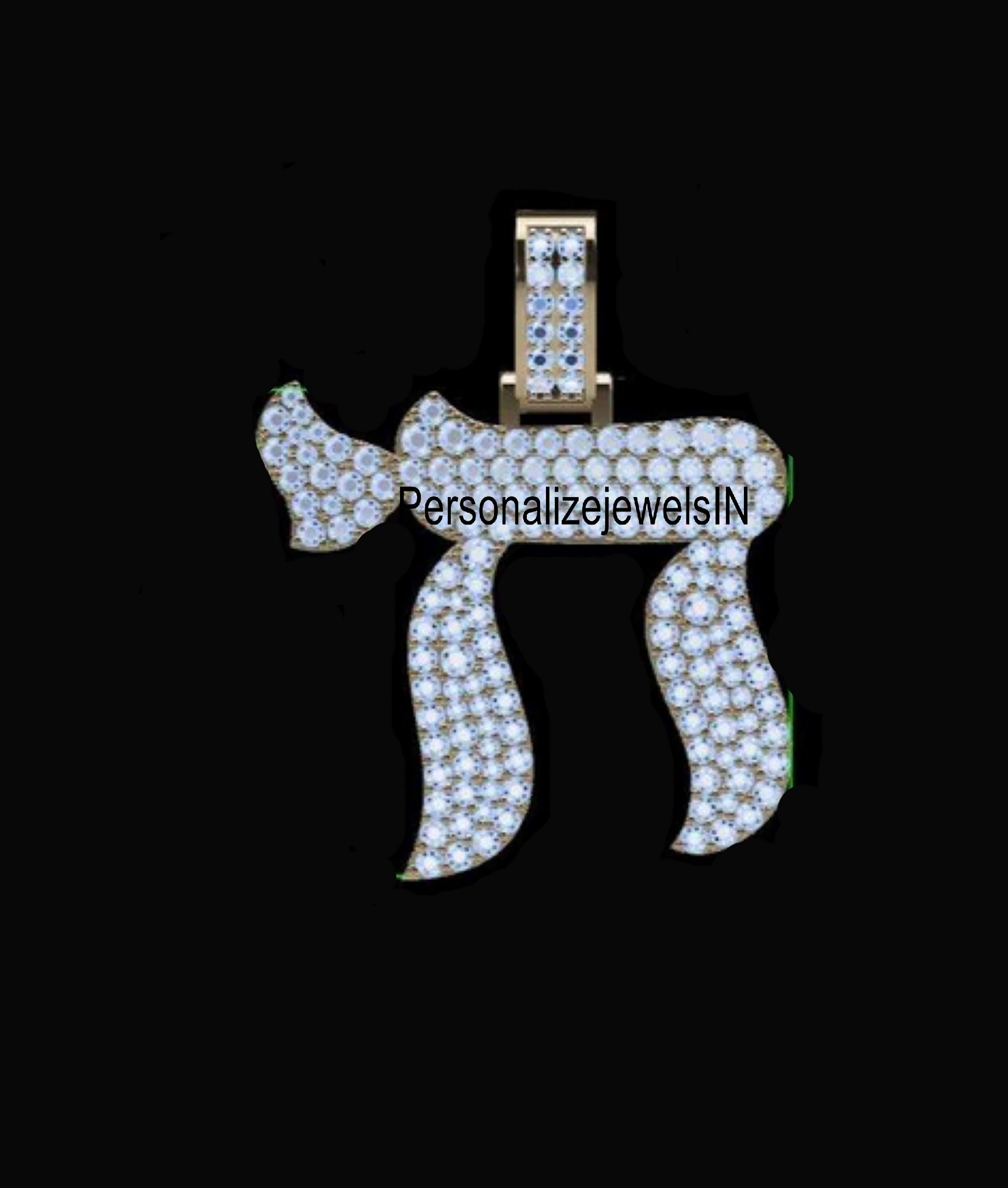 Solid Gold Chai Charm, Sterling Silver Hebrew, Life Symbol Pendent, 14k ...