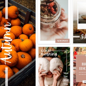 Fall Instagram Story | Autumn Instagram Templates | Fall Instagram ...